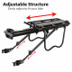 Mountain Bike Rear Pannier Carrier Cargo Rack with Quick Release