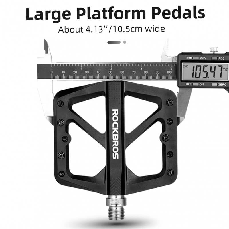 MTB Pedals - Lightweight Nylon Flat Pedals for Bikes