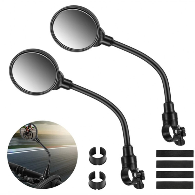 Adjustable Rearview Mirror - Long Handlebar Bike Mirrors