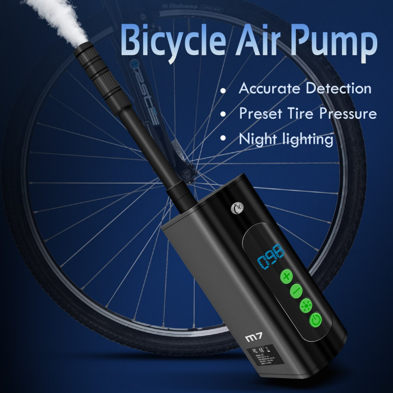 Bicycle Electric Inflator Pump Portable High Pressure Air Inflator